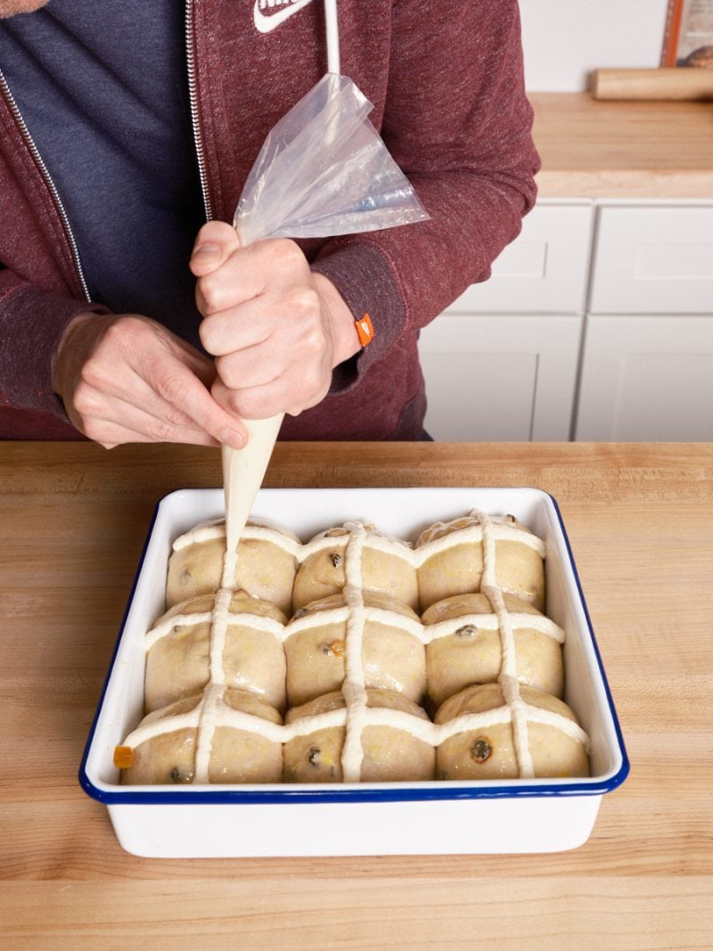 Super Soft Sourdough Hot Cross Buns | The Perfect Loaf